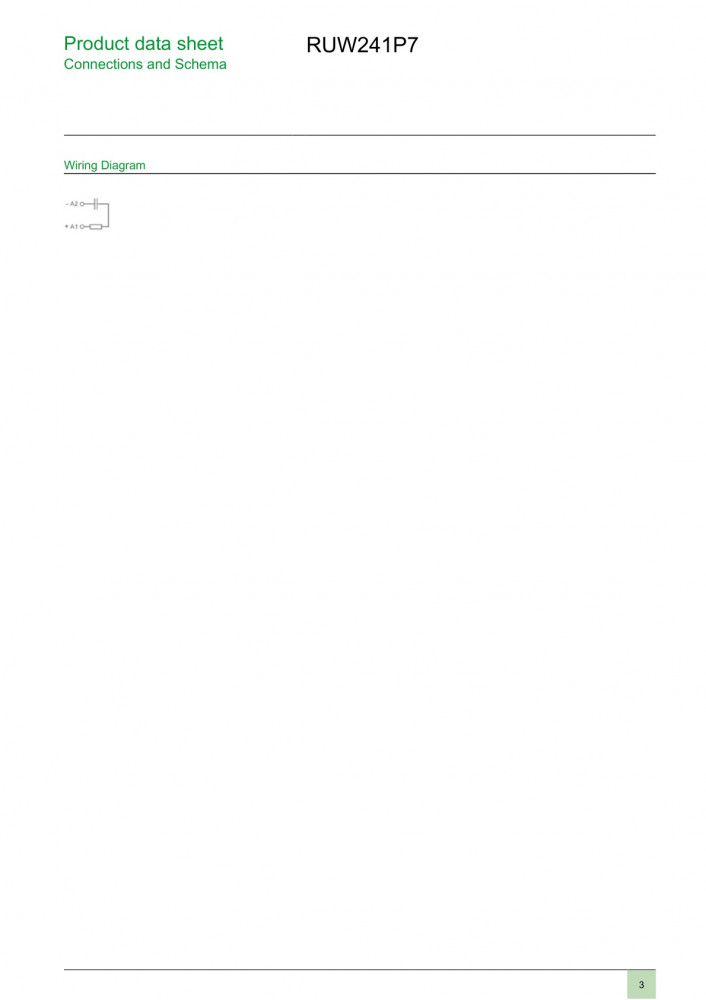 RUW241P7 technical document page 3