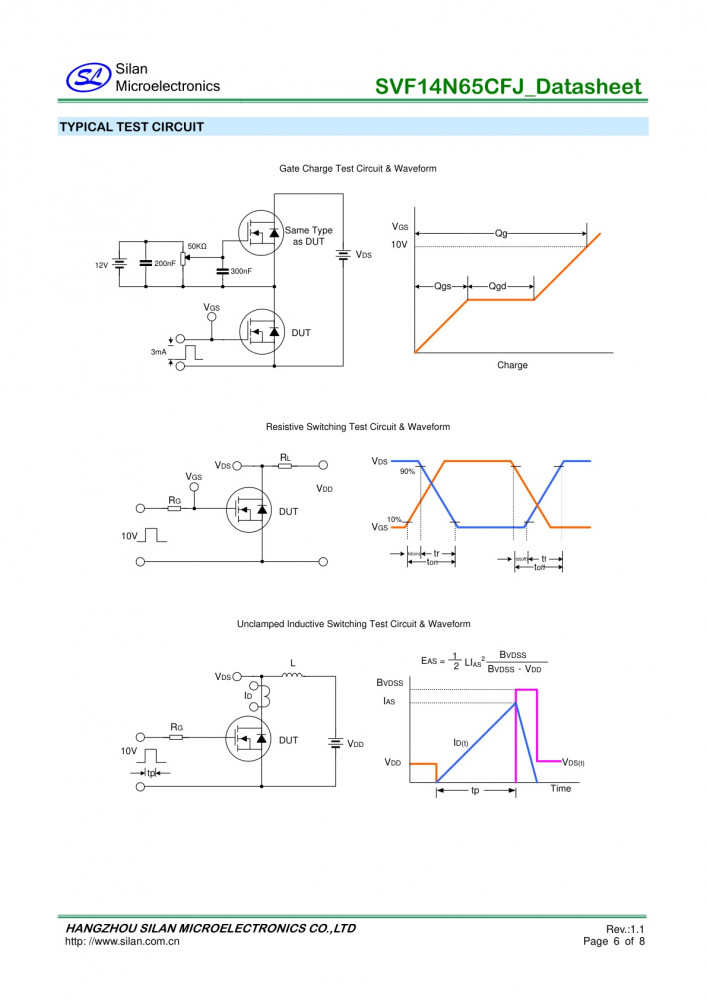 SVF14N65CFJ datasheet page 6