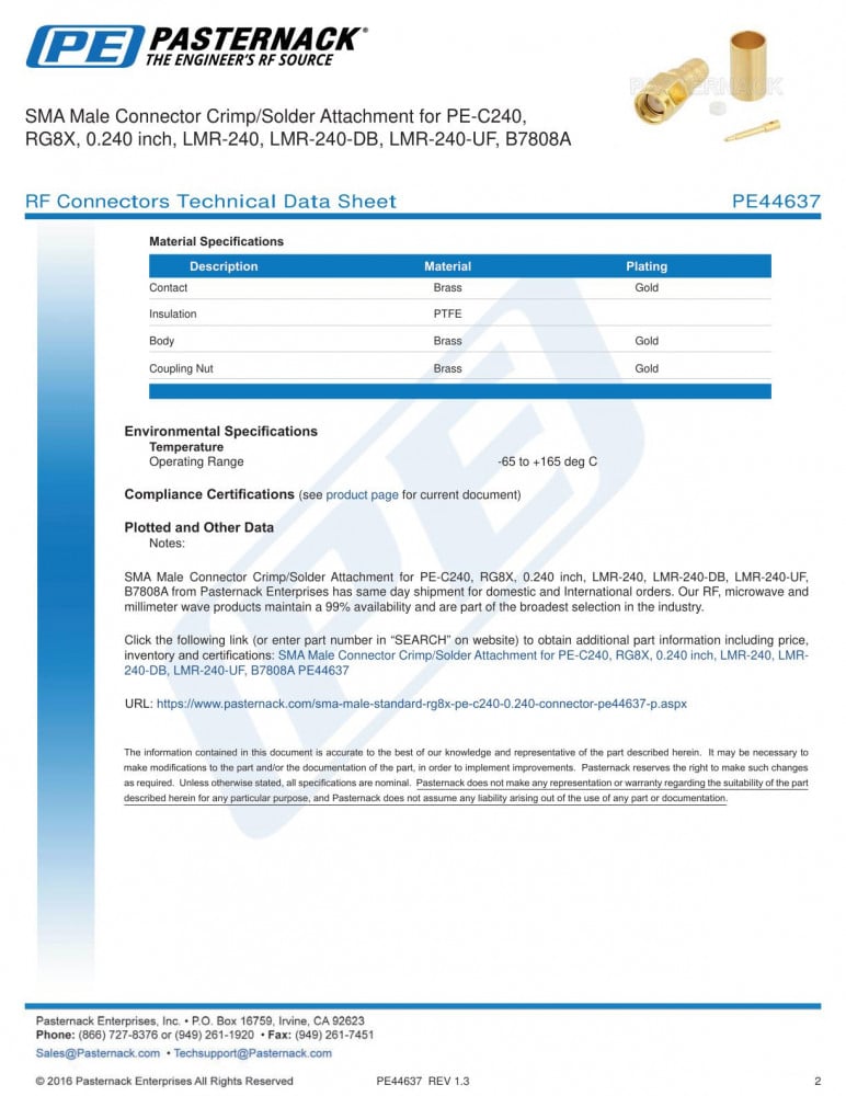 PE44637 technical document page 2