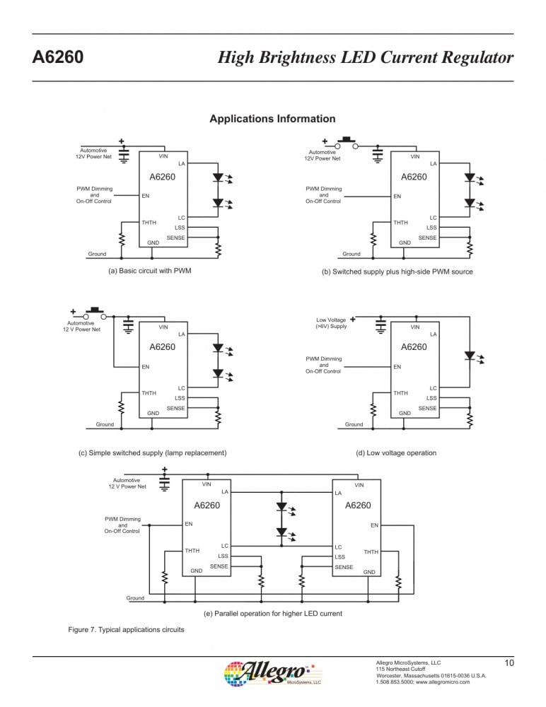 A6260 datasheet page 10