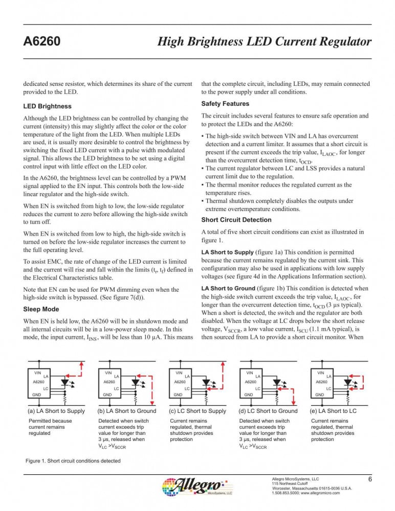 A6260 datasheet page 6