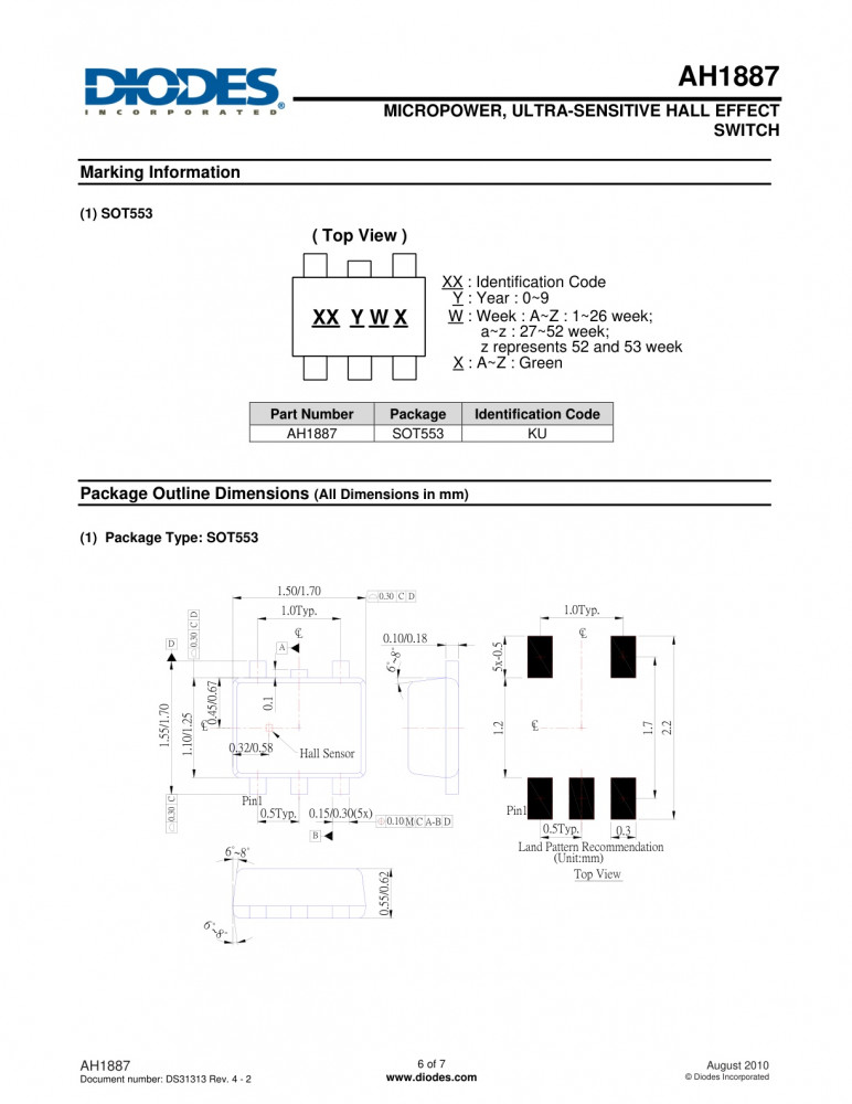 AH1887-ZG-7 datasheet page 6