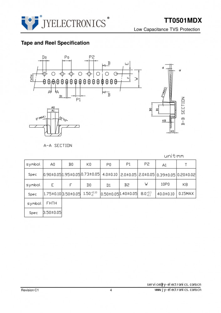 TT0501MDX datasheet page 4