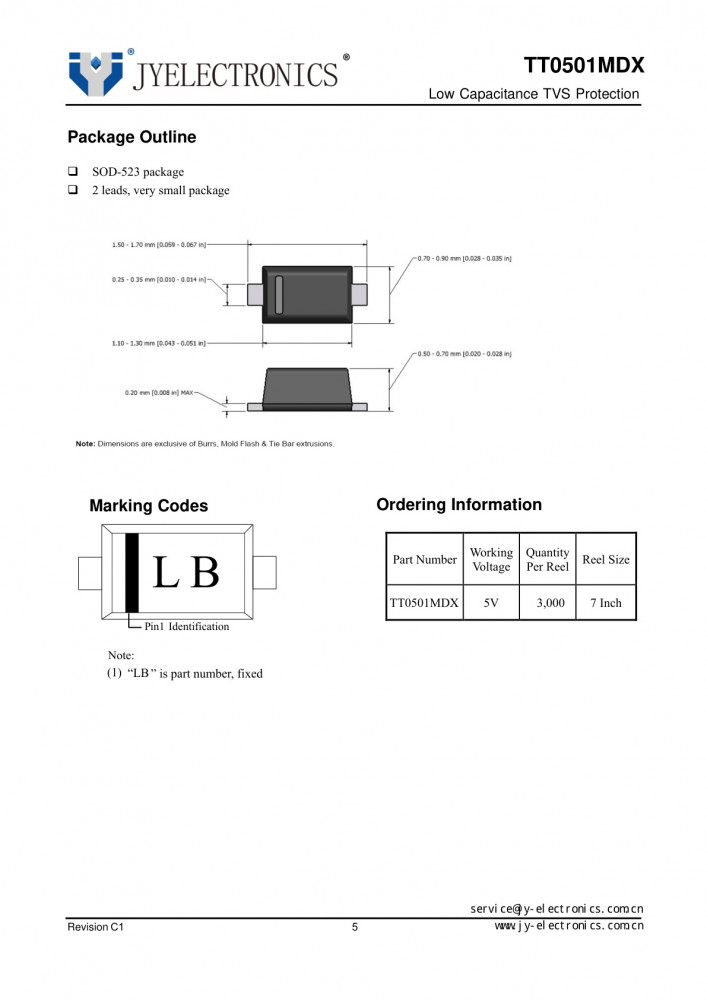 TT0501MDX datasheet page 5