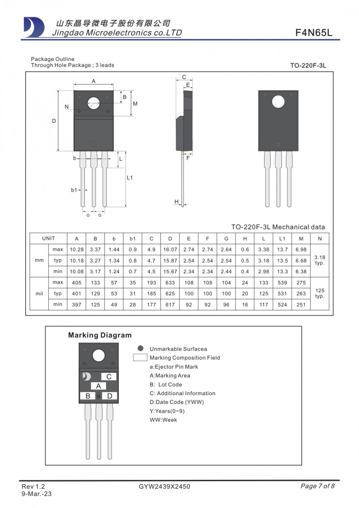 F4N65L datasheet page 7