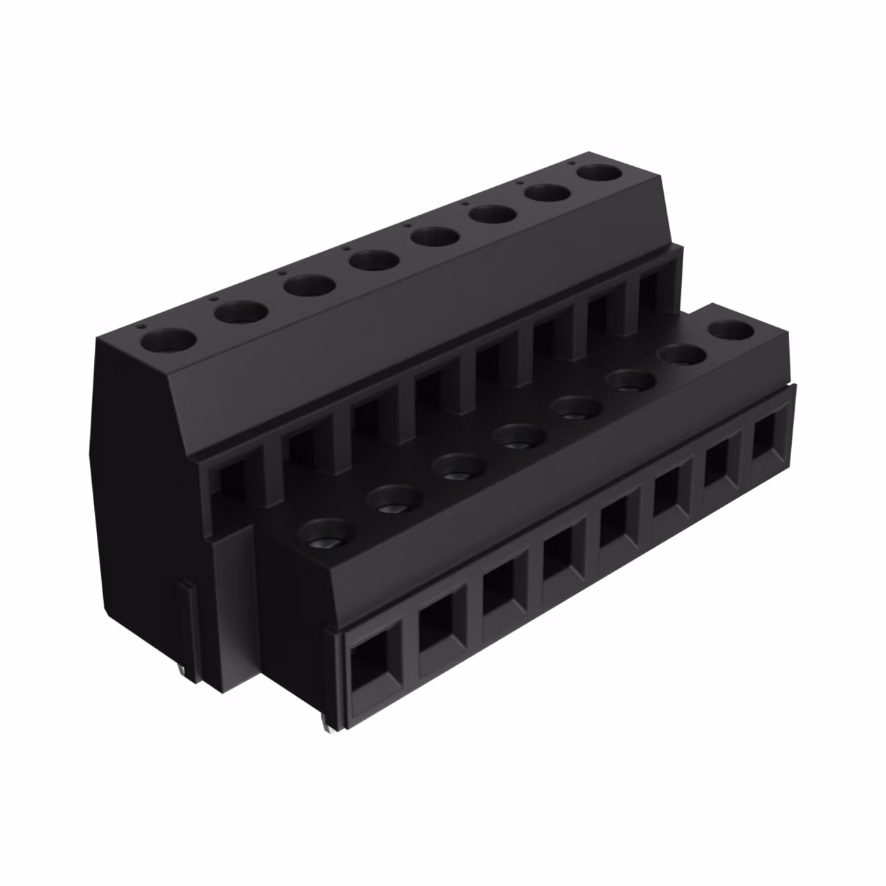 5.08mm Pitch Beau Eurostyle Low Profile, Two Level Terminal Block, Modular, 16 Circuits for sale