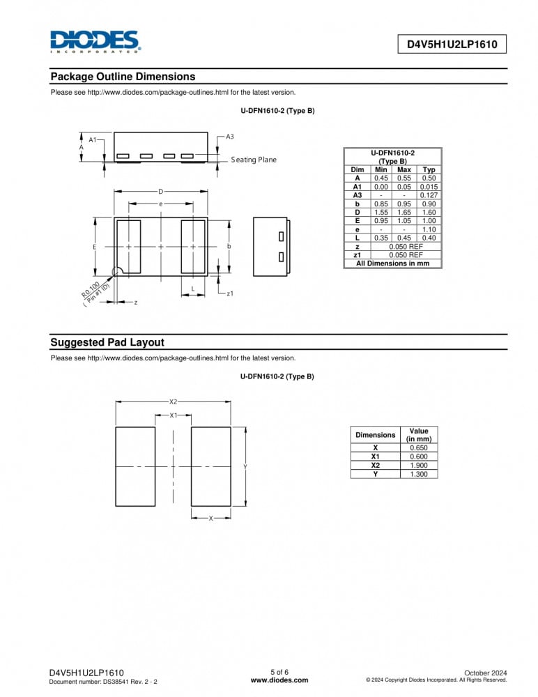 D4V5H1U2LP1610-7 datasheet page 5