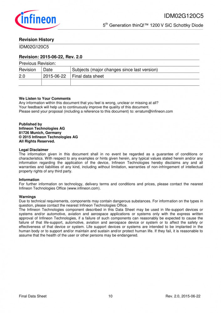 IDM02G120C5 datasheet page 10