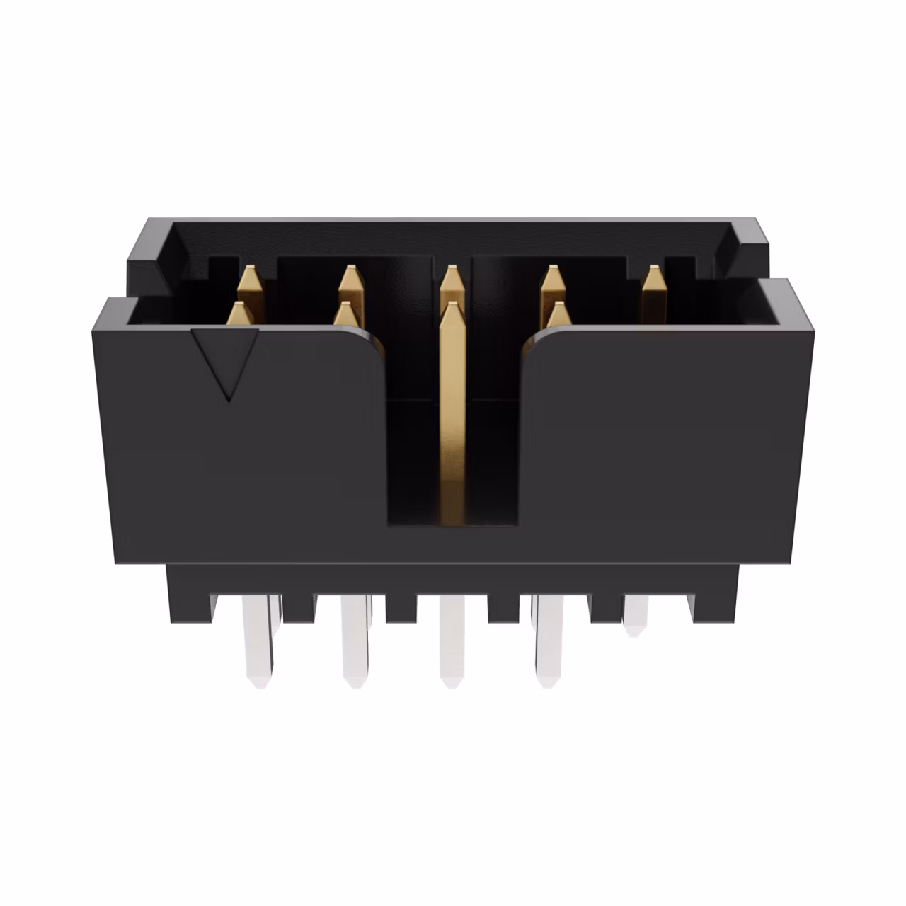 2.00mm Pitch, Milli-Grid PCB Header, Dual Row, Vertical, Through Hole, Shrouded, 10 Circuits, Circuit 9 Voided, 0.38µm Gold (Au) Plating, 2.50mm Tail Length, Dual Side Slots, Center Polarization, Tube for sale
