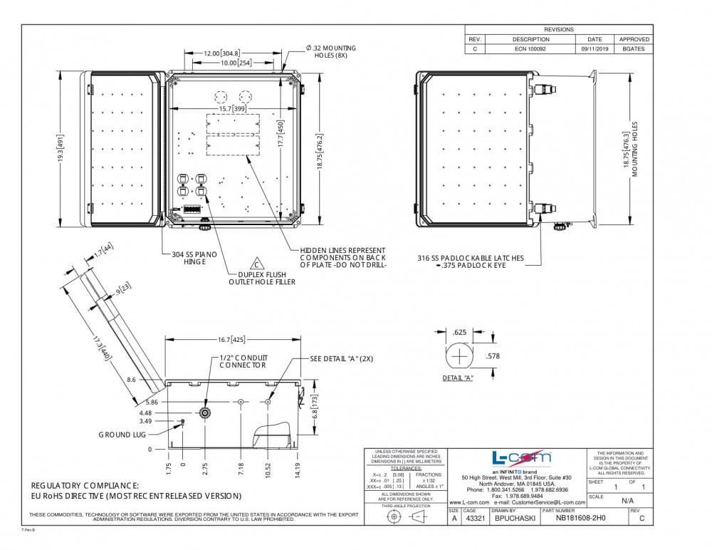 NB181608-2H0 technical document preview