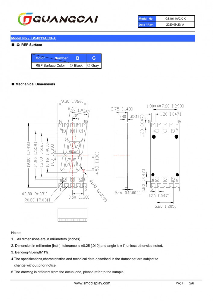 GS4011CR-G datasheet page 2