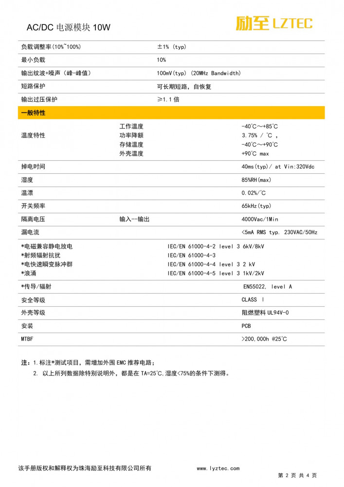 LD10-23B12R2-ML datasheet page 2