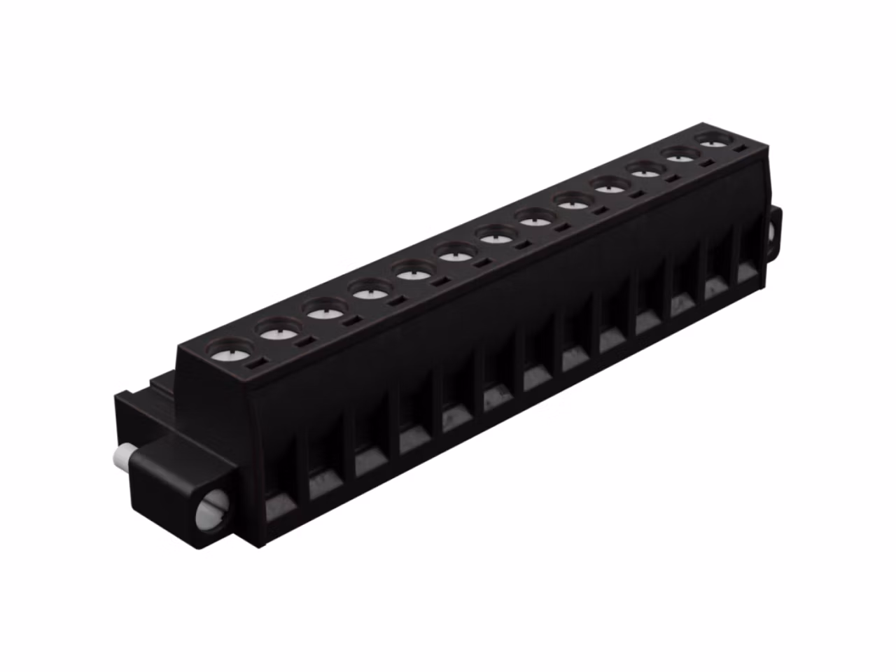 5.00mm Pitch Eurostyle Horizontal Plug, with Retention Screws and Reverse Imprinting, Black, 13 Circuits for sale