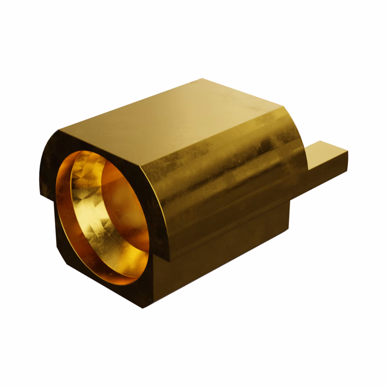 SMPM Plug, Straight, Smooth Bore, PCB, Edge Mount, 80 Pieces Per Tray, 50 Ohms for sale
