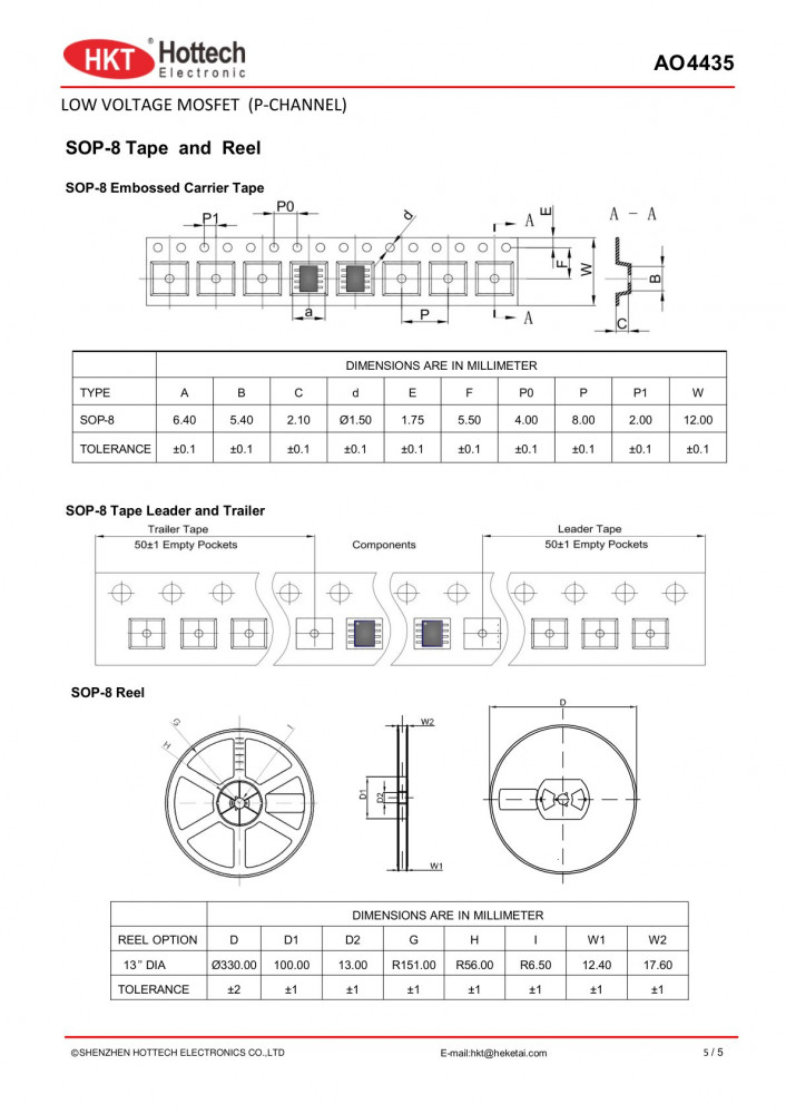 AO4435 datasheet page 5