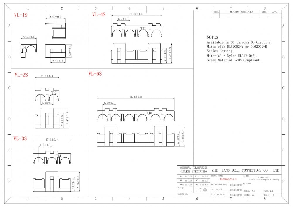 VL-RT-D technical drawing page 10