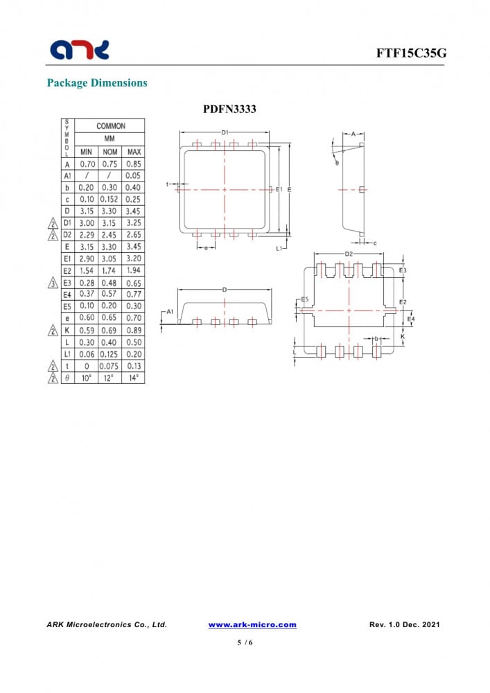 FTF15C35G datasheet page 5
