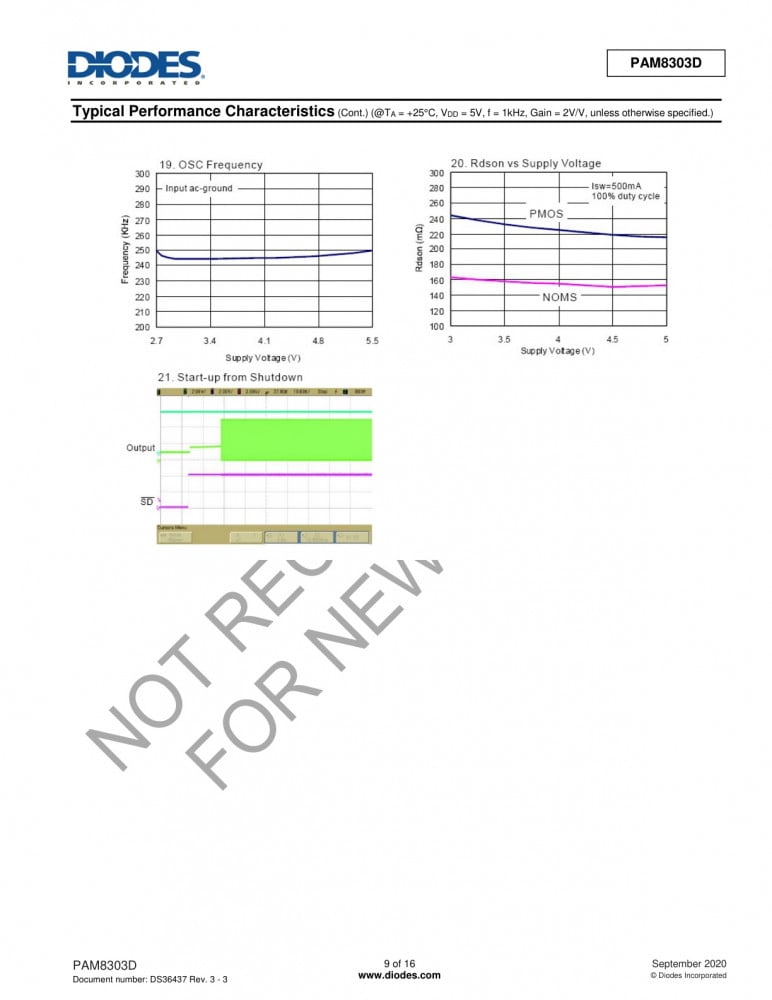 PAM8303D datasheet page 9