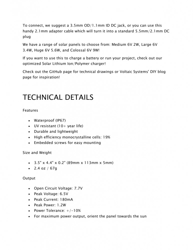 Adafruit 3809 technical document page 2