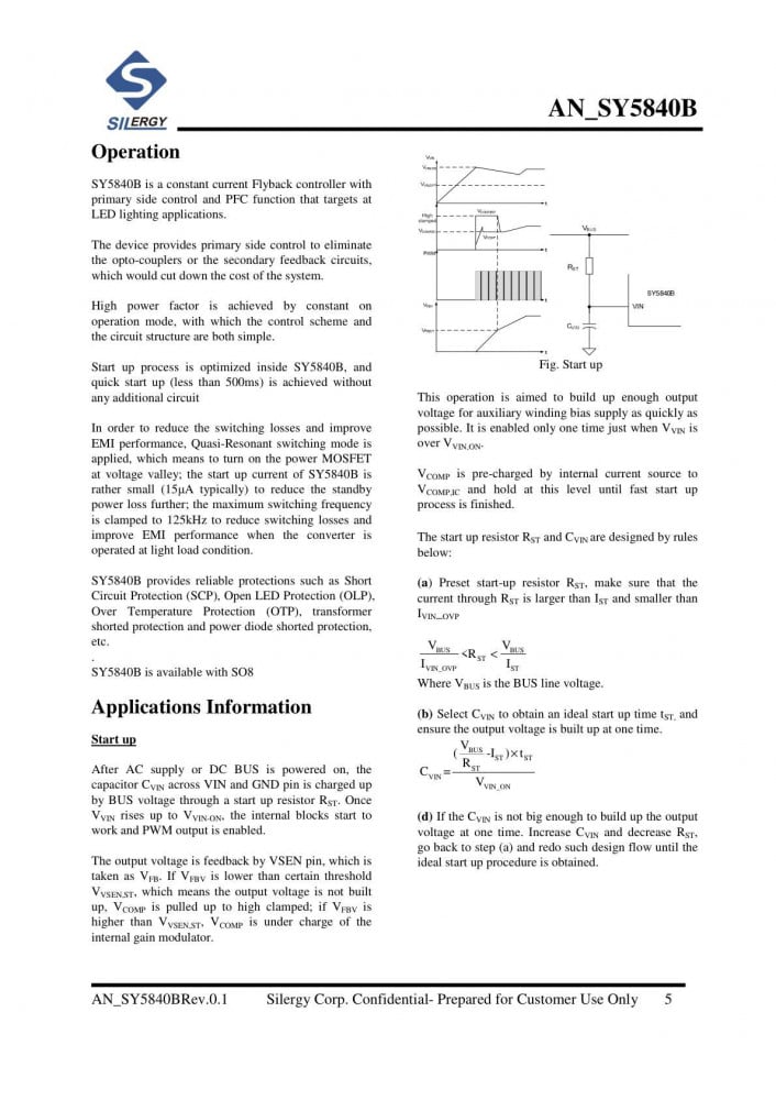 SY5840BFAC datasheet page 5