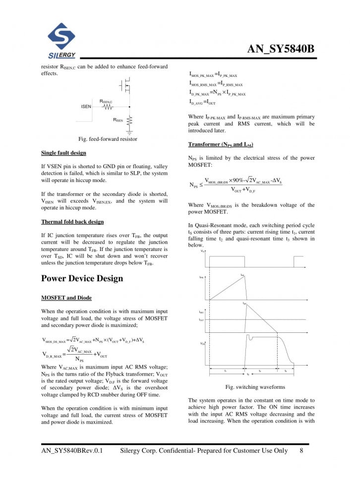 SY5840BFAC datasheet page 8