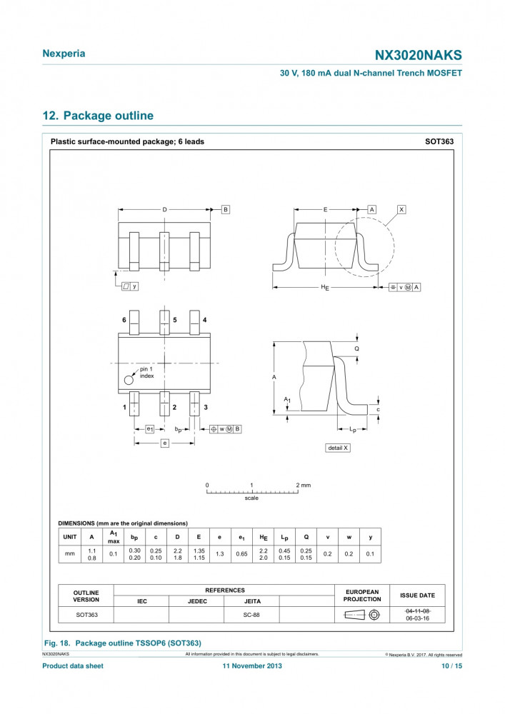 NX3020NAKS datasheet page 10