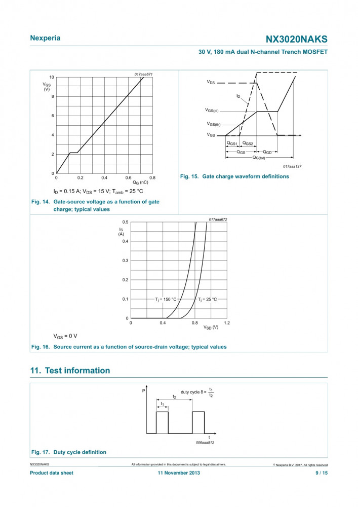 NX3020NAKS datasheet page 9