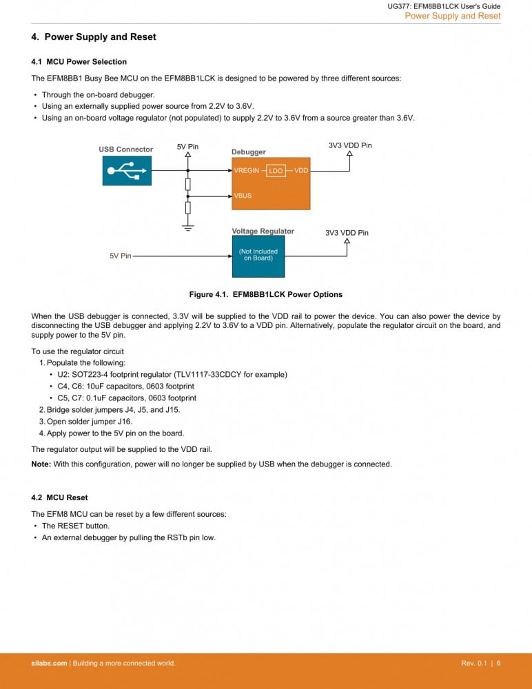 EFM8BB1LCK technical document page 6