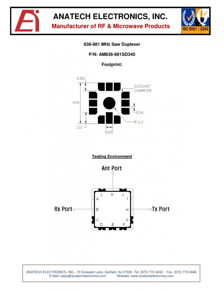 AM836-881SD340 datasheet page 3