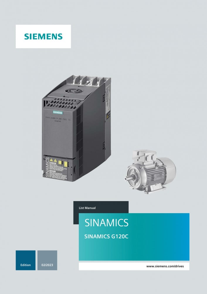 SINAMICS G120C manual page 1