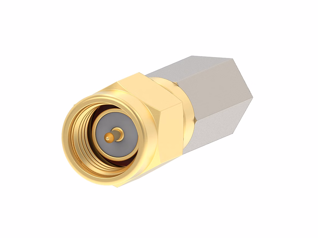 SMA Plug, Straight, Crimp, LMR-240 Cable, Brass Body, Gold (Au) Plated, Tray, 50 Ohms for sale