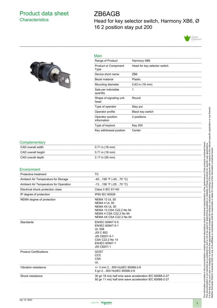 ZB6AGB technical documentation page 1