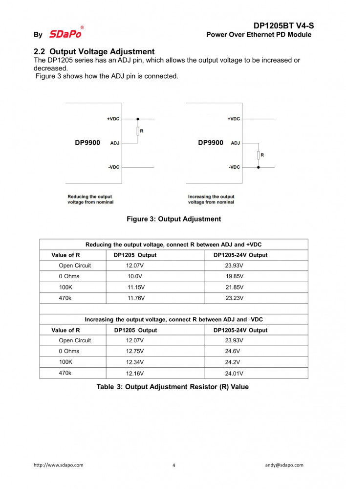 DP1205BT V4-S datasheet page 4