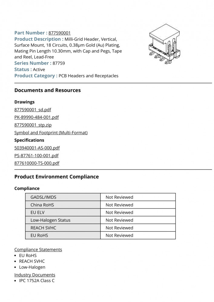 877590001 technical document image, page 1