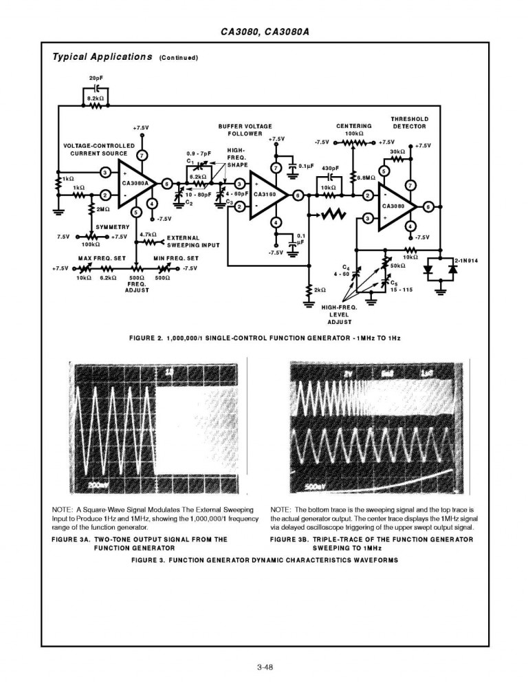 CA3080AM-G datasheet page 5