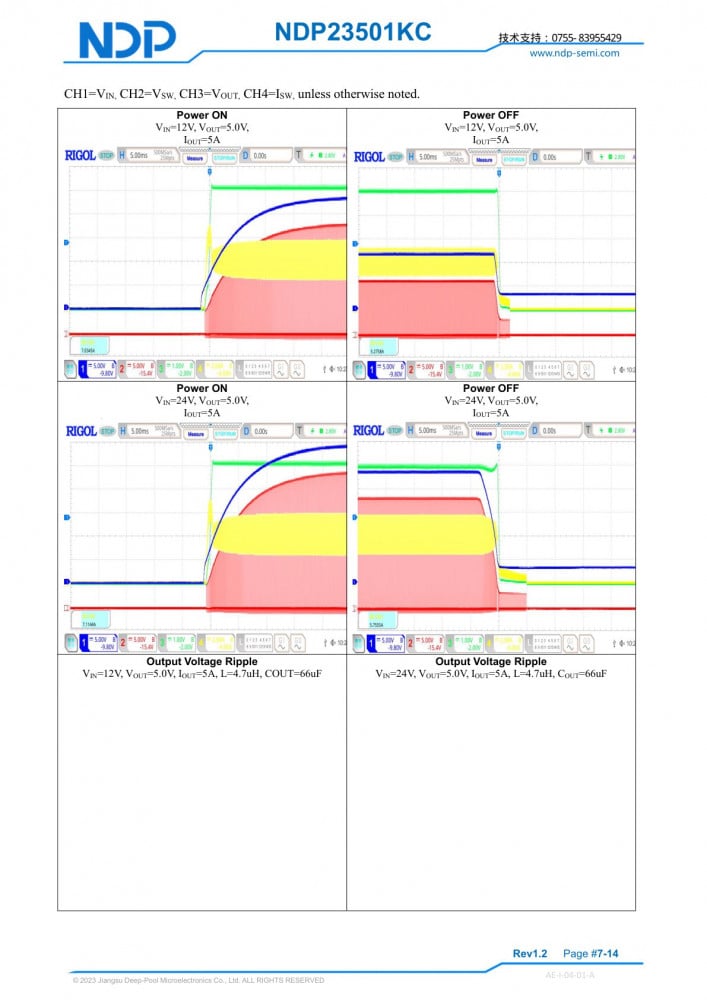 NDP23501KC datasheet page 7