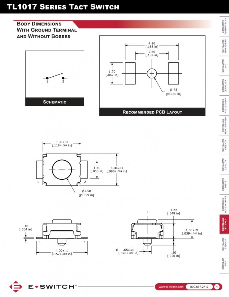 TL1017 datasheet page 4