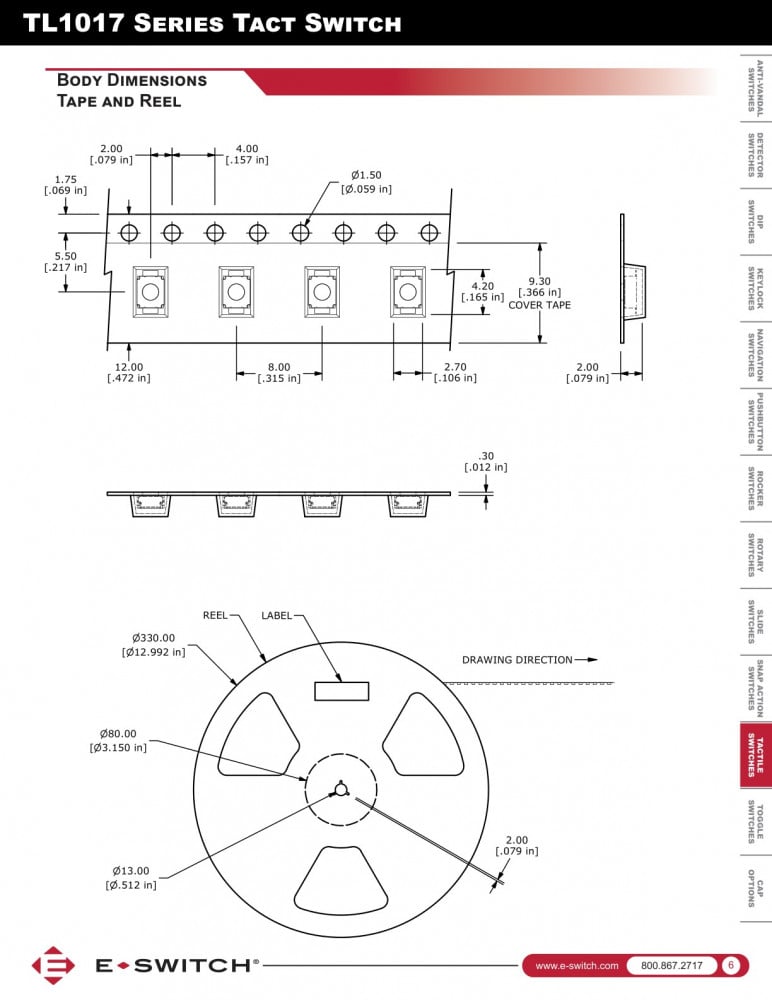 TL1017 datasheet page 6