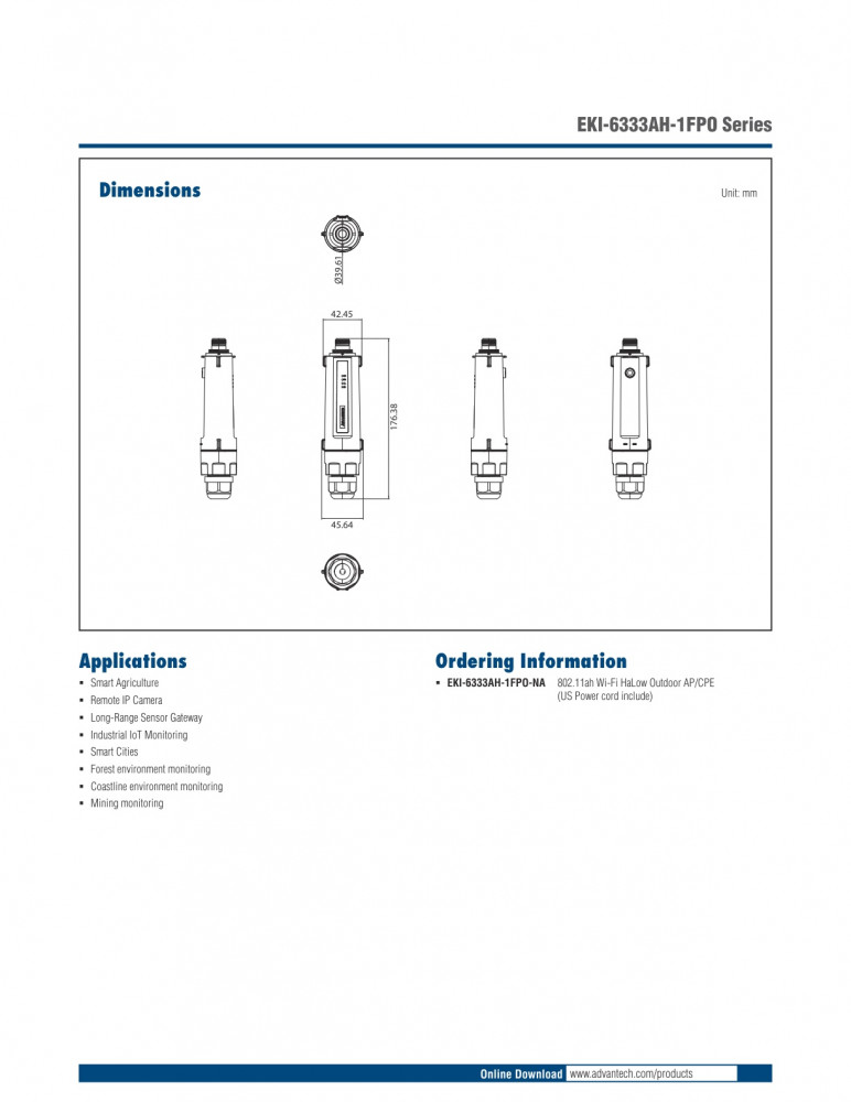 EKI-6333AH-1FPO technical document, page 2