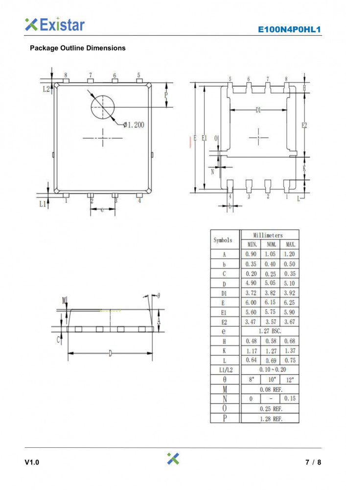 E100N4P0HL1 datasheet page 7