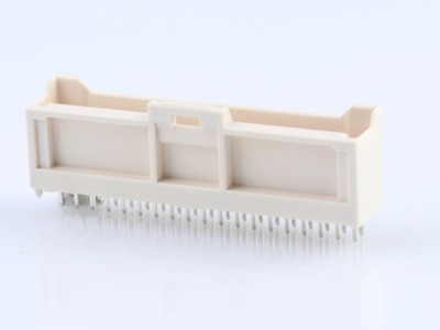 2.00mm Pitch, iGrid PCB Header, Dual Row, Vertical, Through Hole, Matte Tin (Sn) Plating, Positive Lock, 38 Circuits, Tray, 3.20mm PC Tail Length, Natural, with PCB Locator for sale