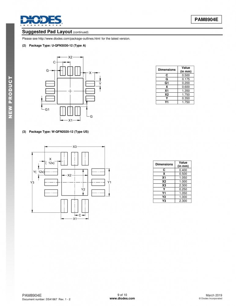 PAM8904E datasheet page 9