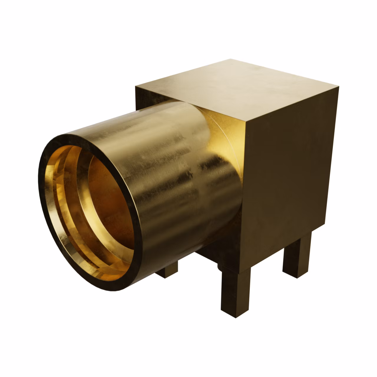 MMCX Jack, Right-Angle, PCB Receptacle, Through Hole, Brass Body, Gold (Au) Plated, 1.50mm Leg Length, Tray, 50 Ohms for sale
