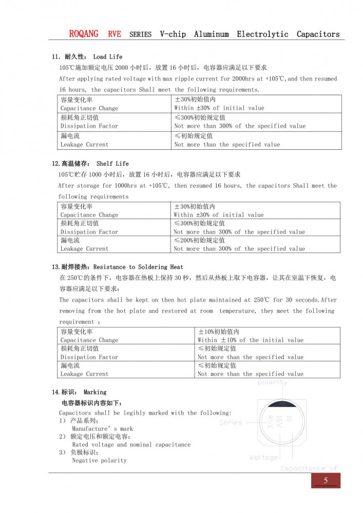 ROQANG RVE1V101M0607 datasheet page 5