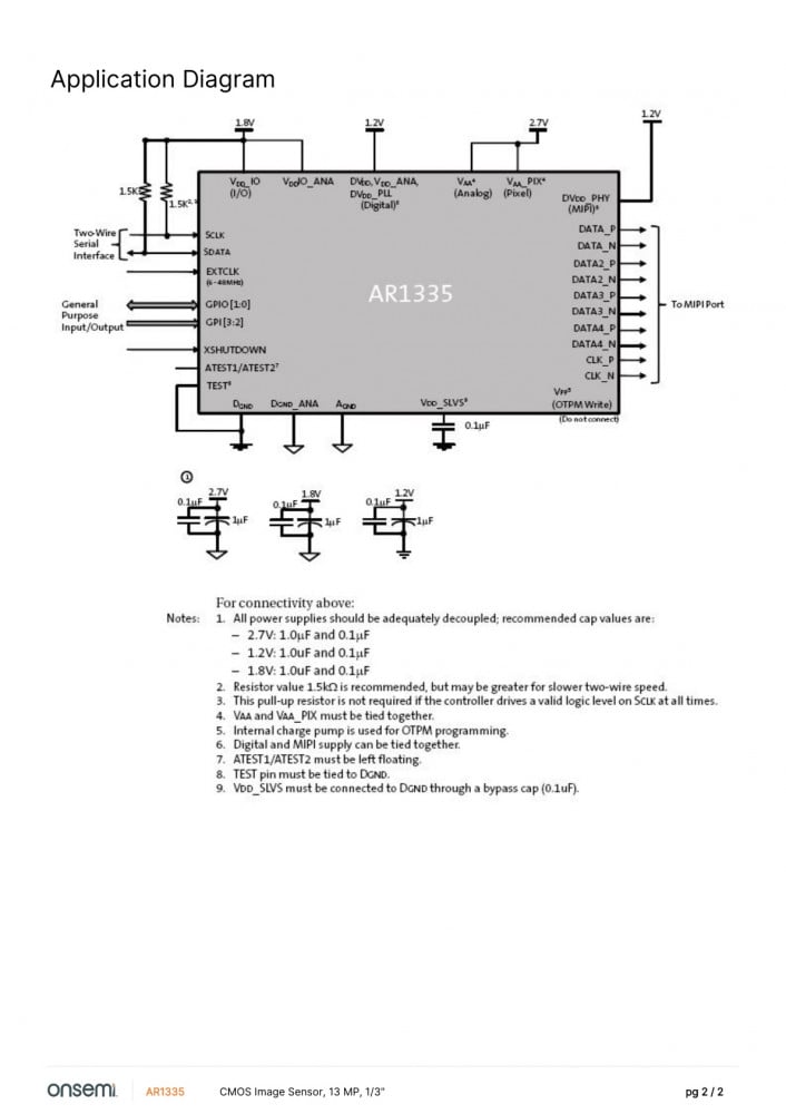 AR1335 technical document page 2