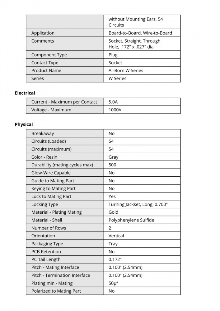 WTA54SAD11JTL technical document image, page 2