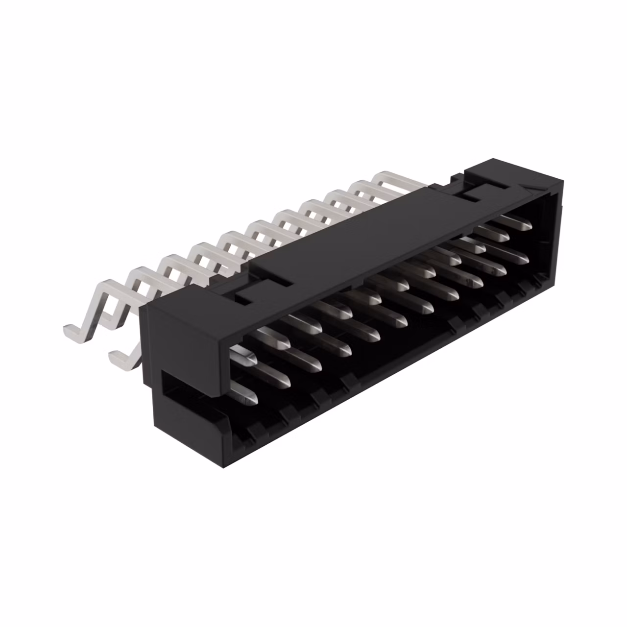 2.00mm Pitch, Milli-Grid PCB Header, Dual Row, Right-Angle, Surface Mount, 2.00µm Tin (Sn) Plating, 44 Circuits, Glow-Wire Capable, Tape and Reel