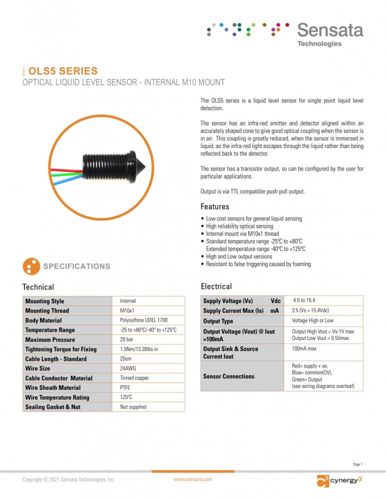 OLS5 series product overview
