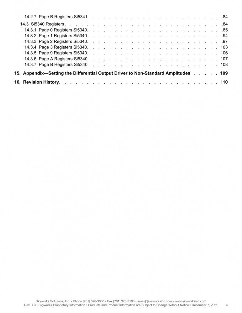 Si5341 Rev D reference manual page 4