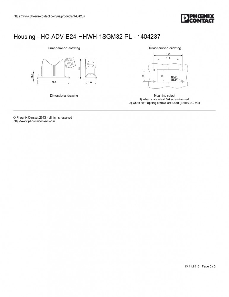 Phoenix Contact 1404237 technical document page 5